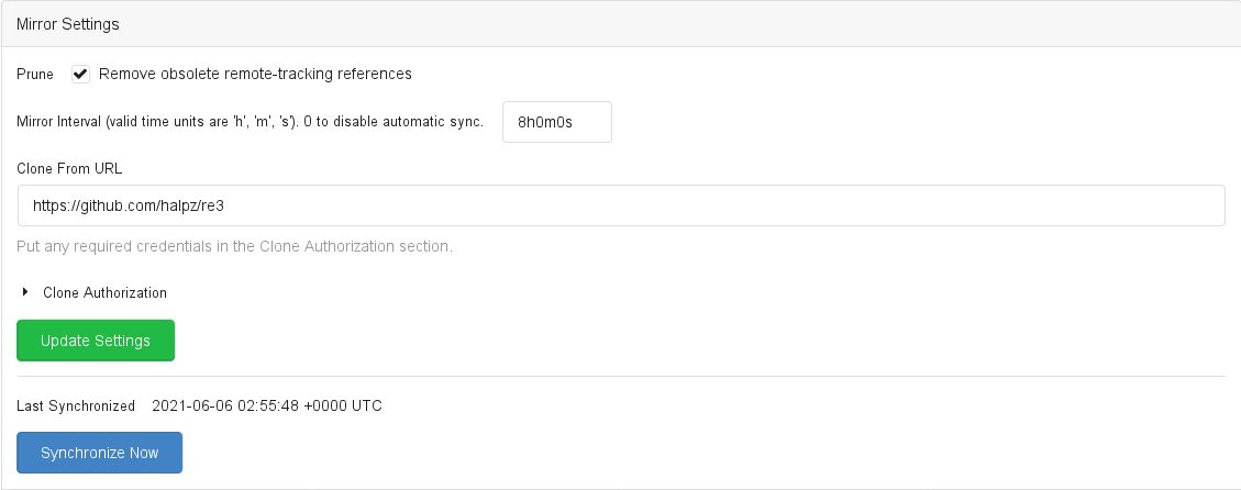 Deleting branches from mirror repository · Issue #16088 · go-gitea/gitea · GitHub