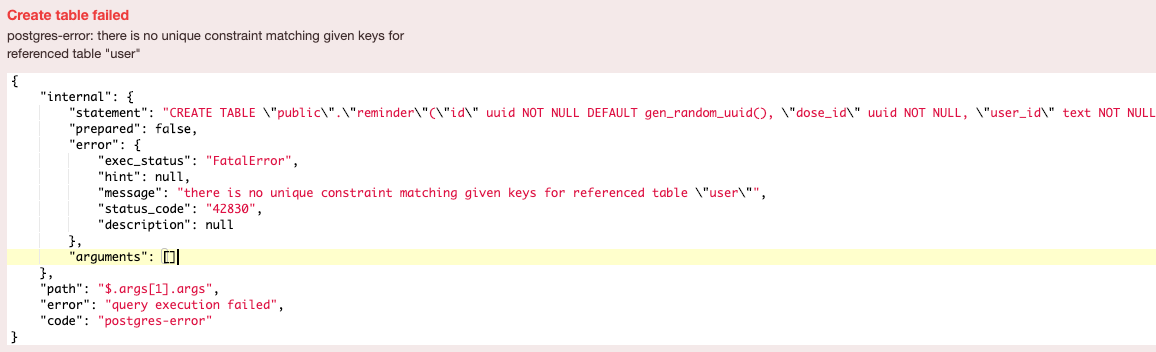 Can't create table. · Issue #5714 · hasura/graphql-engine · GitHub
