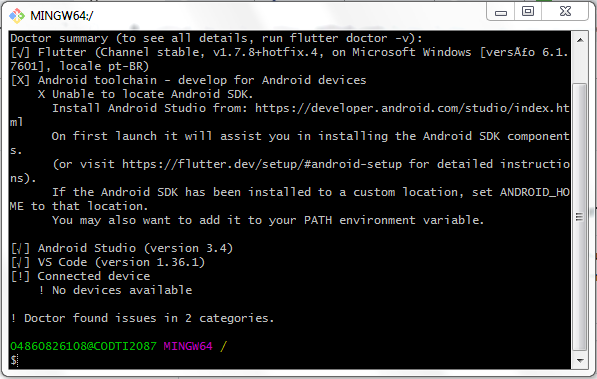 Unable To Locate Android Sdk · Issue 37014 · Flutterflutter · Github 