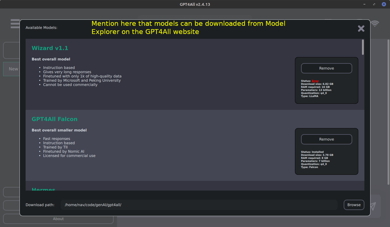 Model download mechanism needs some improvement. Specific suggestions · Issue #1228 · nomic-ai ...