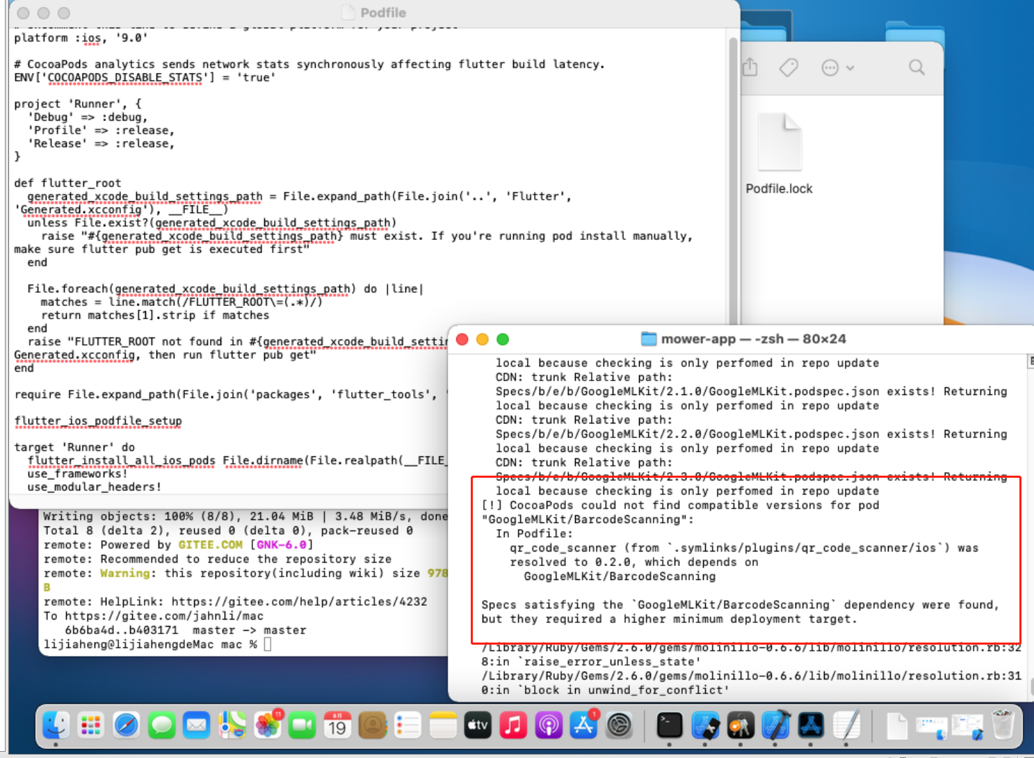 [BUG] ios pod install failed · Issue #400 · juliuscanute/qr_code_scanner · GitHub