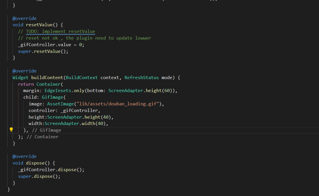 上拉加载和下拉刷新使用同一种gif指示器的报错问题 · Issue #167 · peng8350/flutter_pulltorefresh ...