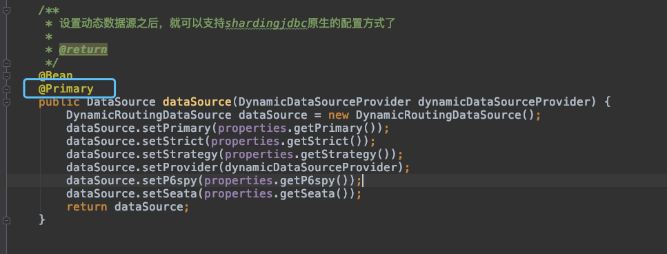 集成mybatis + shardingsphere 。 报错： Caused by: java.lang.IllegalArgumentException: Property ...