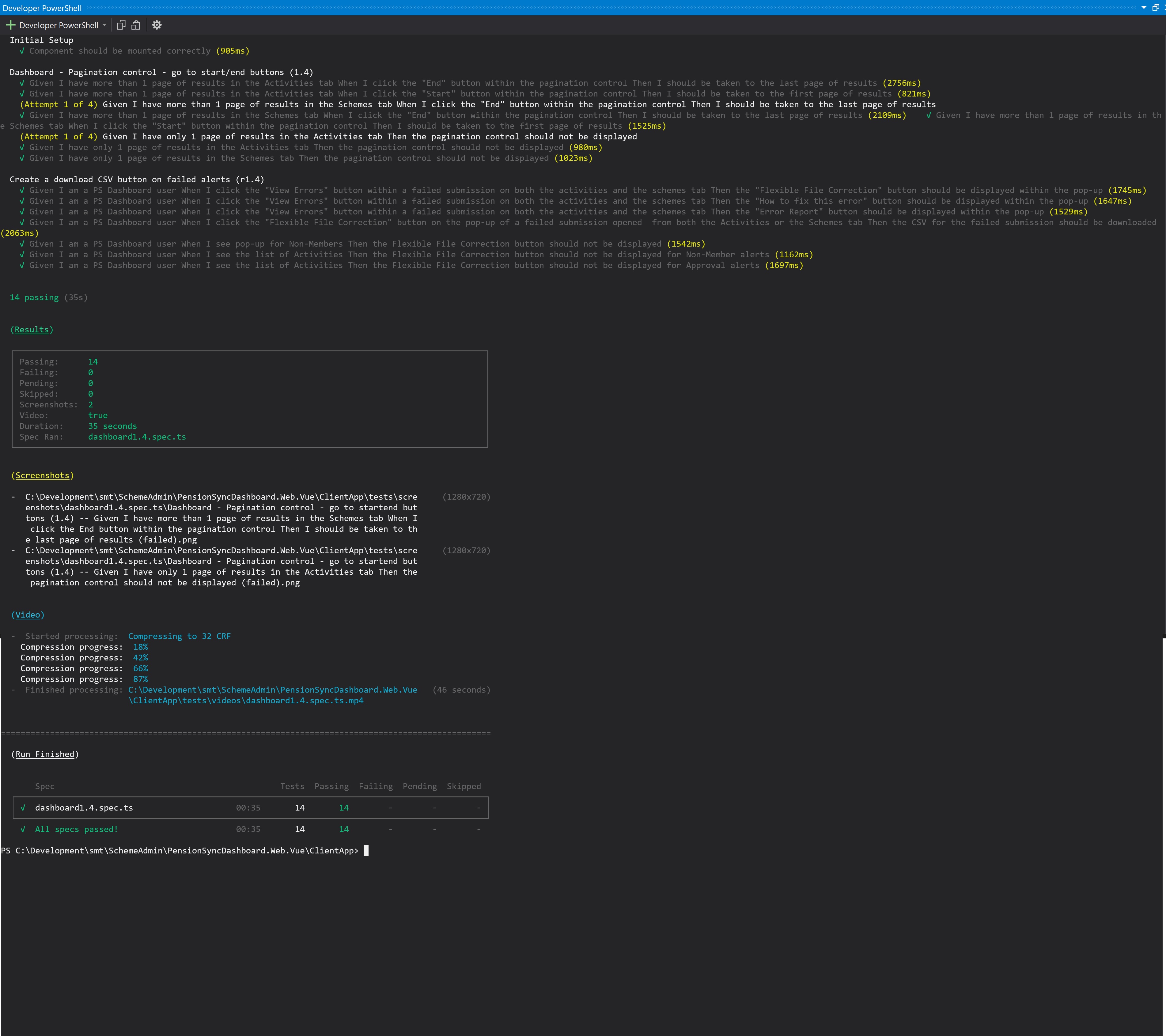 Incorrect Test Output 2 Tests Failed But All Listed As Passing · Issue 19810 · Cypress Io