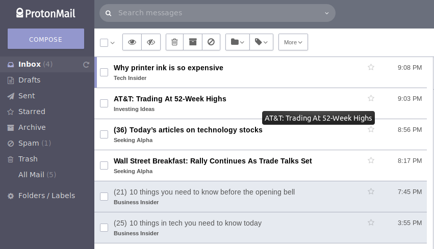 Trashed mails are counted in inbox mails · Issue #157 · ProtonMail/WebClients · GitHub