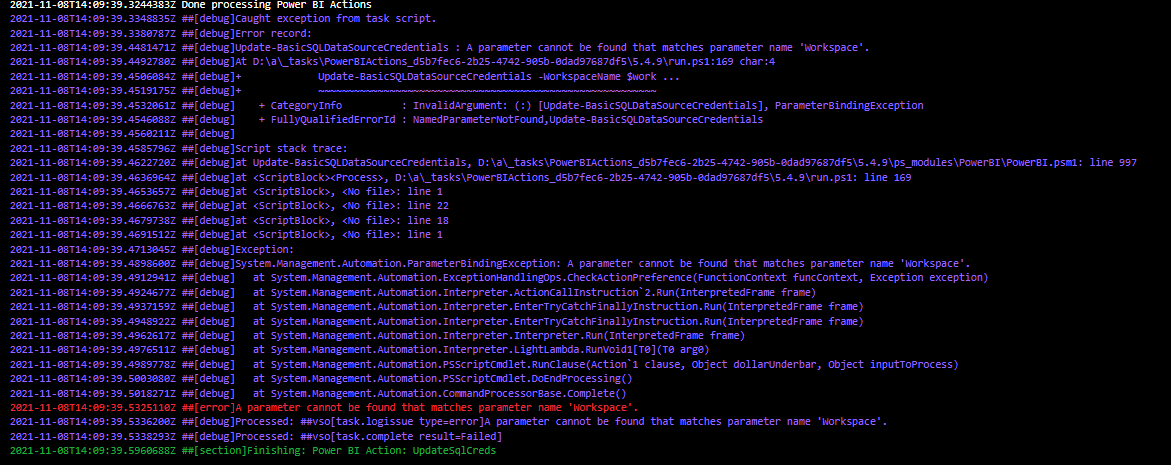 Error: A parameter cannot be found that matches parameter name ...