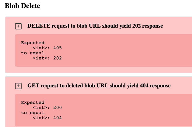 Conformance Blob Deletion Tests Do Not Take In To Account Deletes Disabled · Issue 121