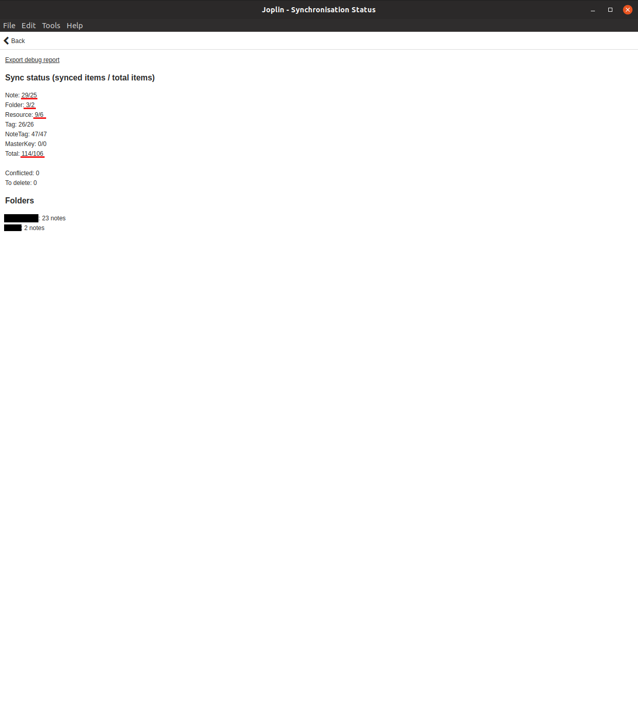 Sync status unexpected numbers · Issue #1528 · laurent22/joplin · GitHub