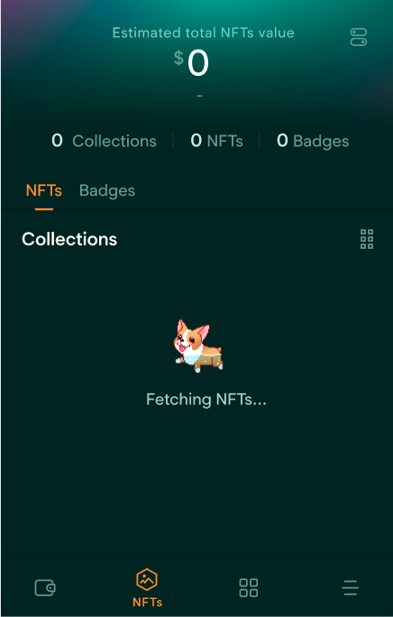 Add loading state to NFTs page · Issue #2633 · tahowallet/extension · GitHub