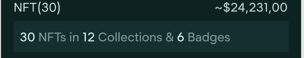 Update Portfolio page with NFTs stats · Issue #2661 · tahowallet/extension · GitHub