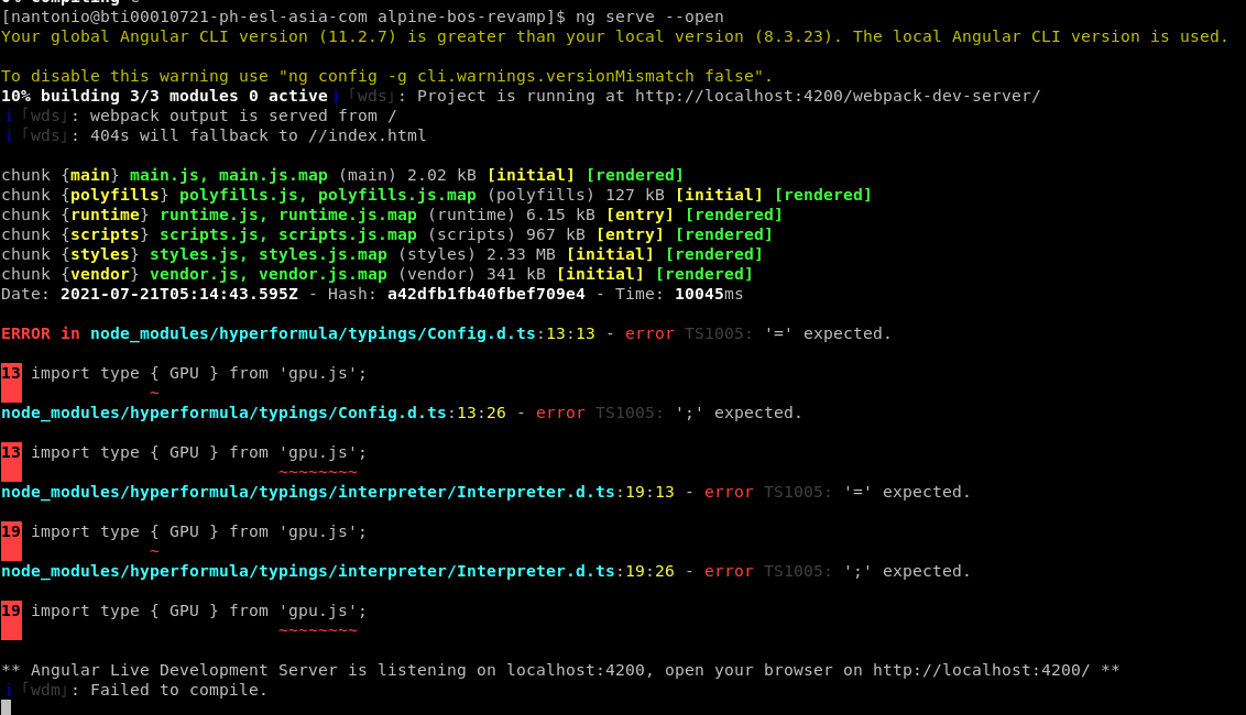 HyperFormula gpu.js Errors · Issue #8532 · handsontable/handsontable · GitHub