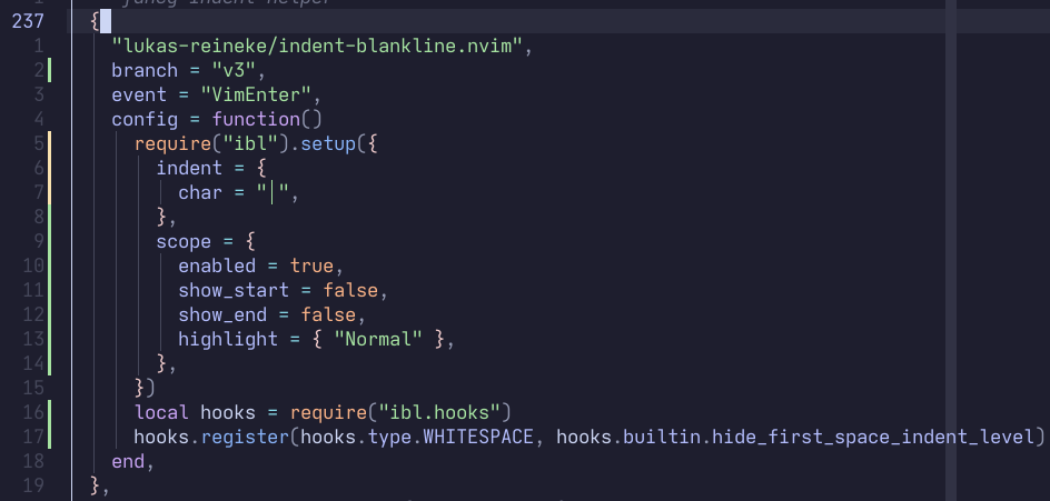 v3: `hide_first_space_indent_level` doesn't apply to tabs · Issue #625 · lukas-reineke/indent ...