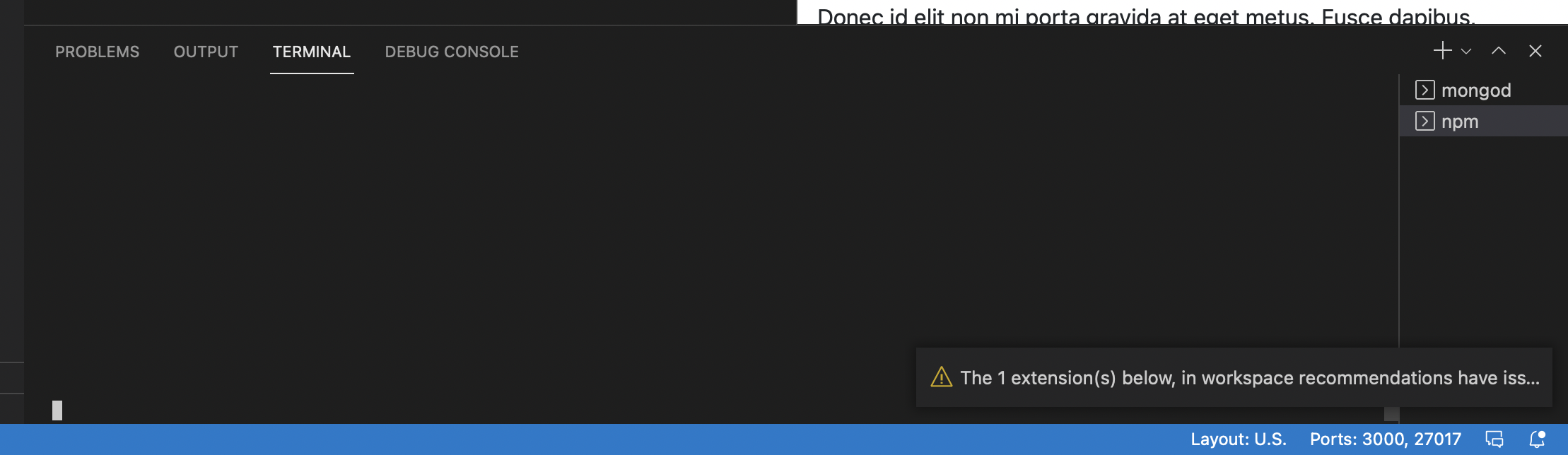 VSCode Terminal's text is invisible in Safari · Issue #5979 · gitpod-io ...