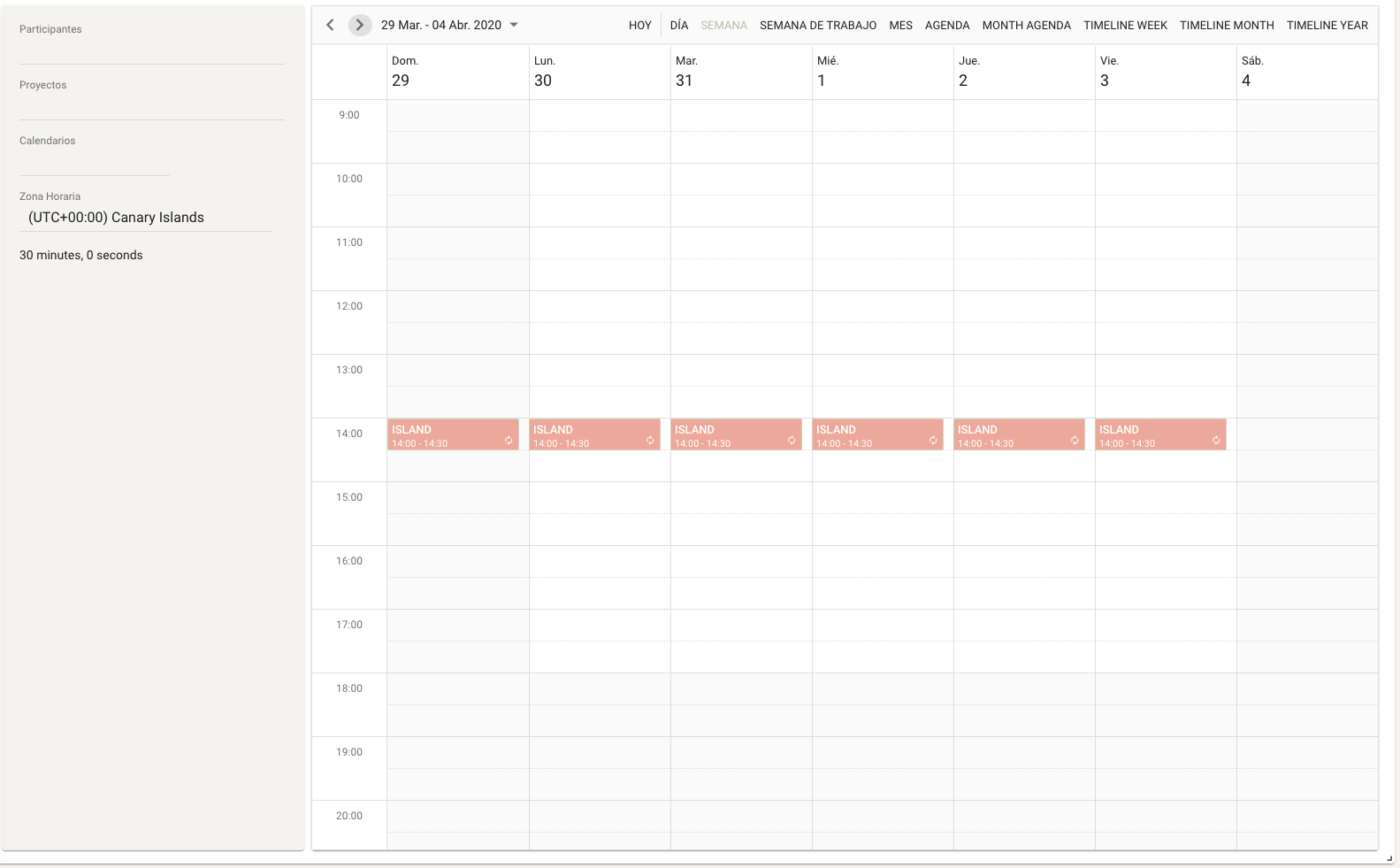 schedule calendar DST issue in recurrent events · Issue #44 ...