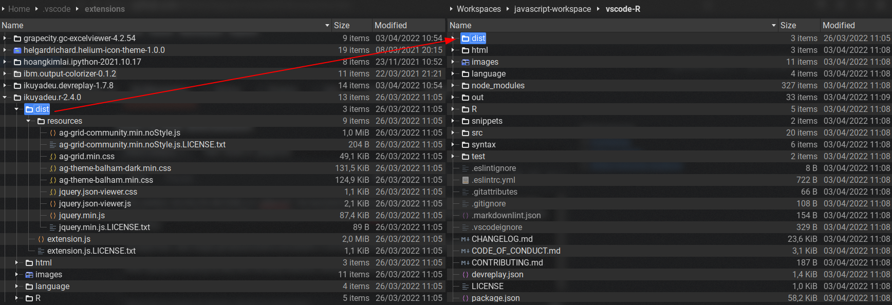 "dist" folder in .gitignore · REditorSupport vscode-R · Discussion #1058 · GitHub