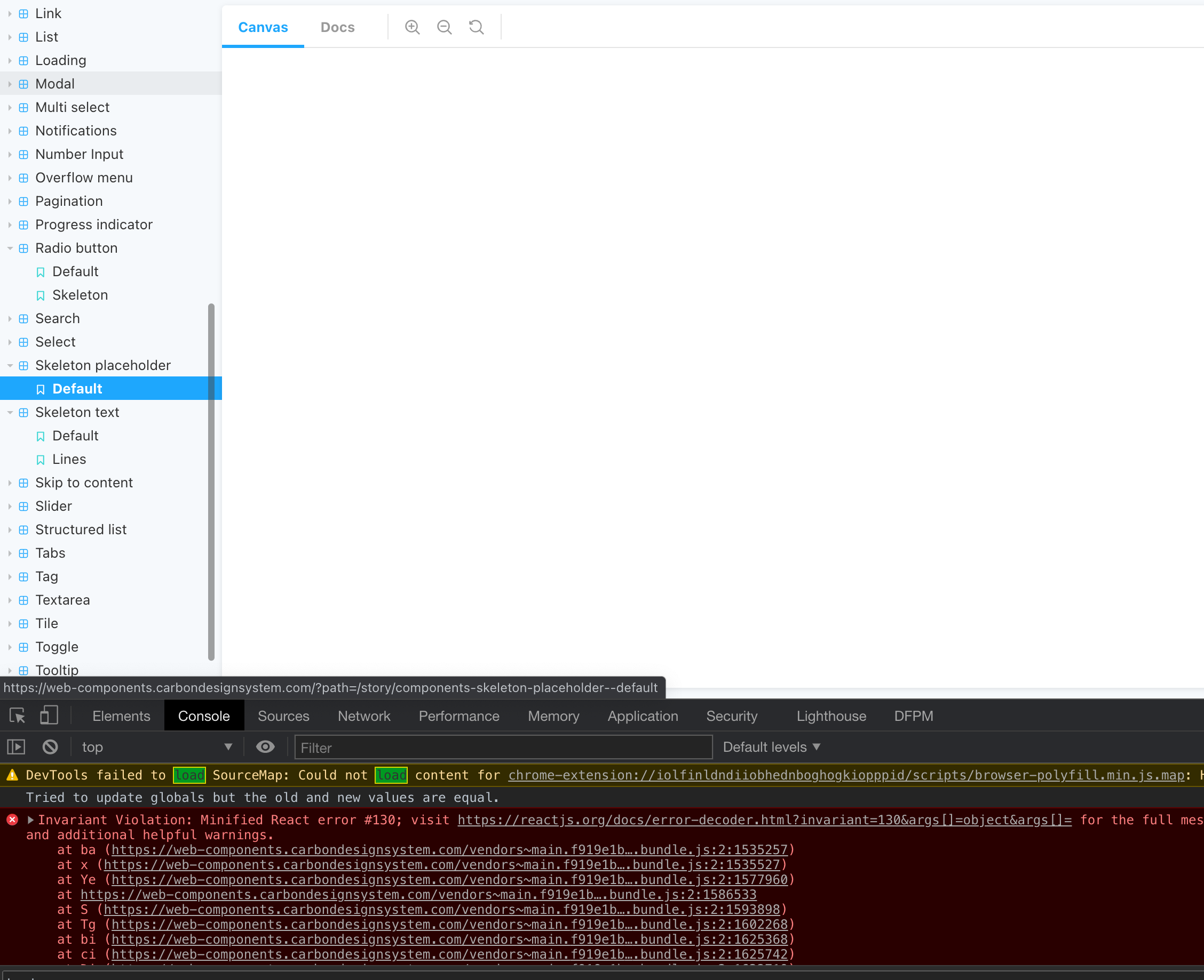 Skeleton components doesn't work · Issue #602 · carbon-design-system ...