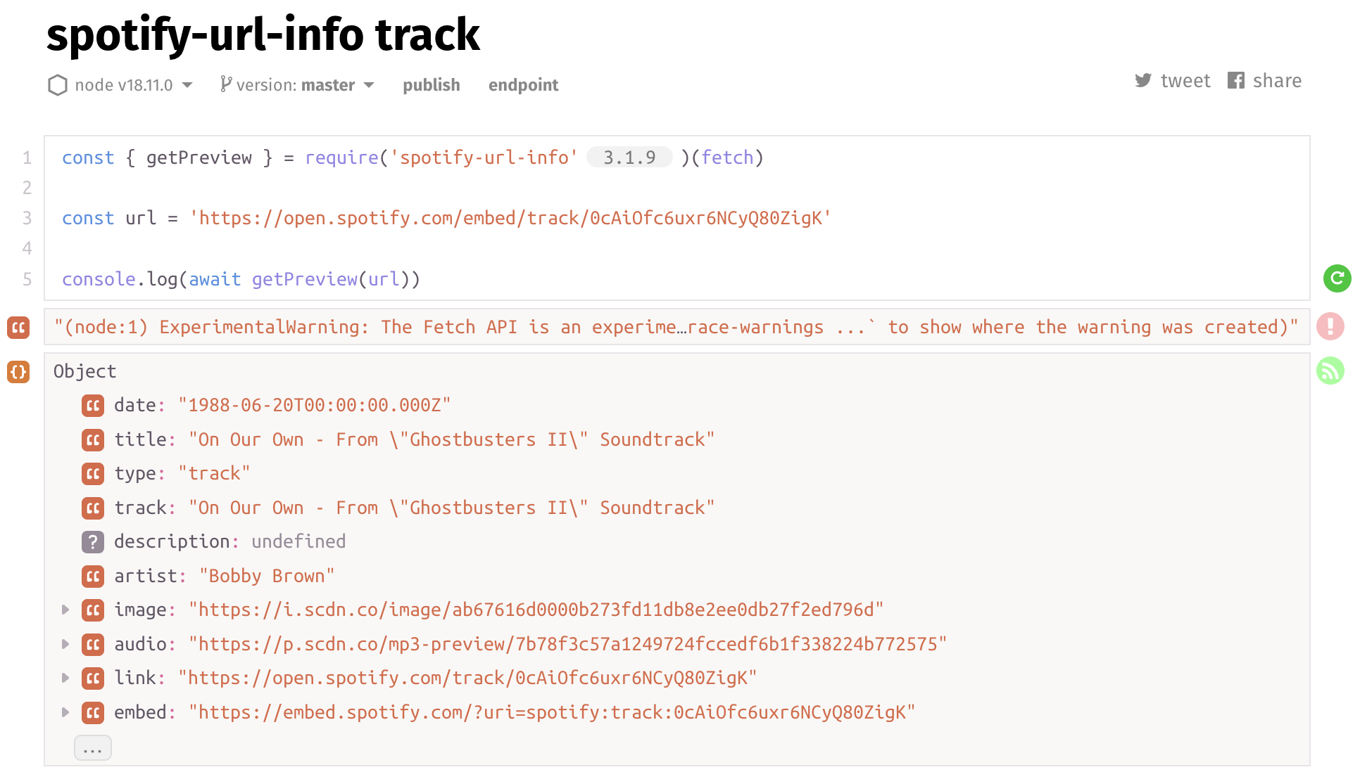 Error: Couldn't find any data in embed page that we know how to parse · Issue #109 · microlinkhq ...