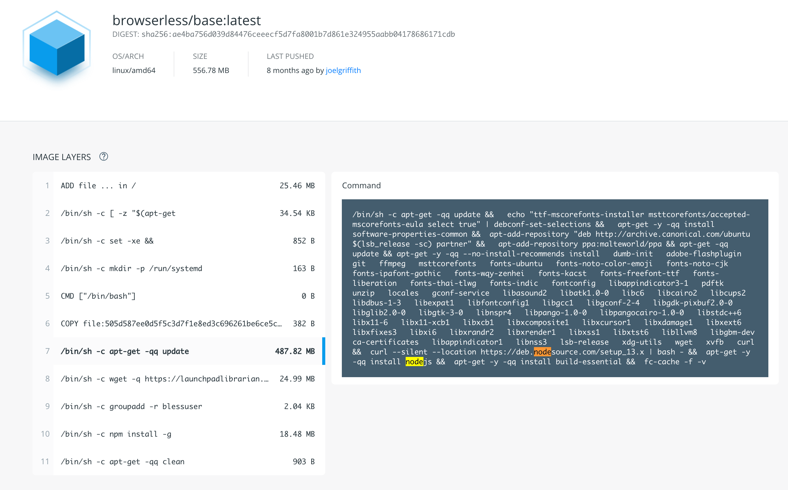 Node 14 Docker image · Issue #1100 · browserless/browserless · GitHub