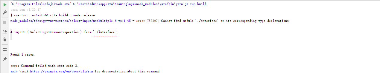 0.9.1 打包错误 · Issue #371 · Tencent/tdesign-vue-next · GitHub