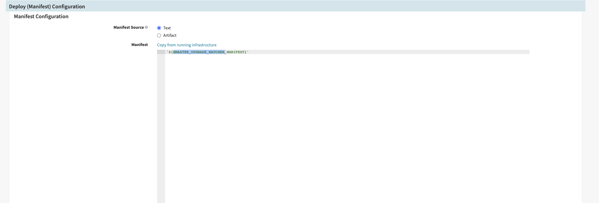Manifests cannot be interpolated from SPEL expression in `Deploy (Manifest)` steps · Issue #6720 ...
