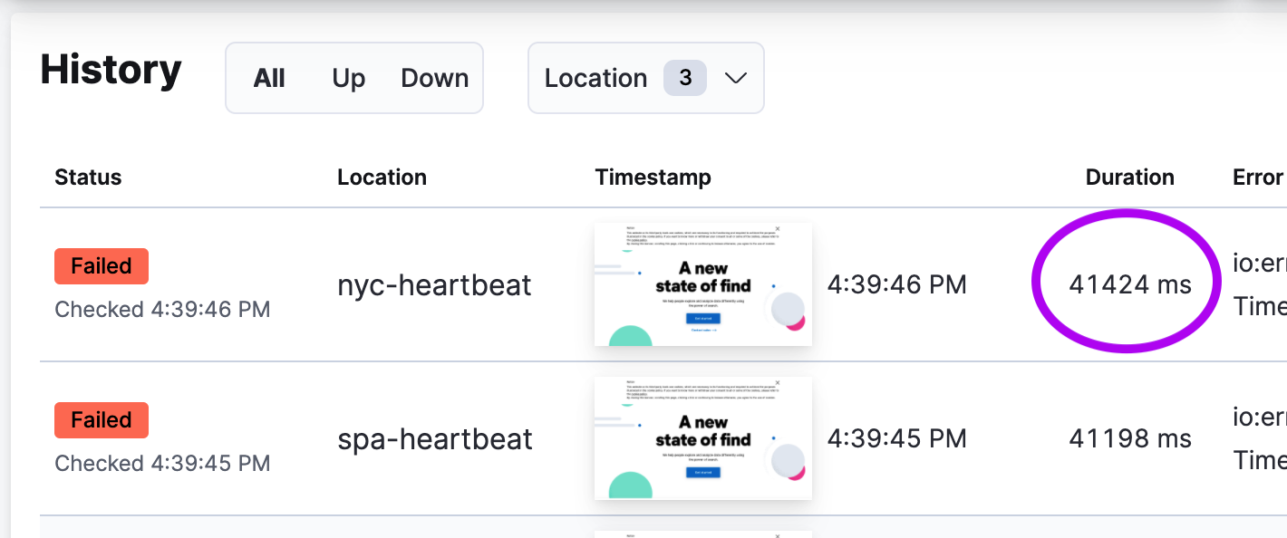 [Uptime UI] convert duration in seconds · Issue #90032 · elastic/kibana · GitHub