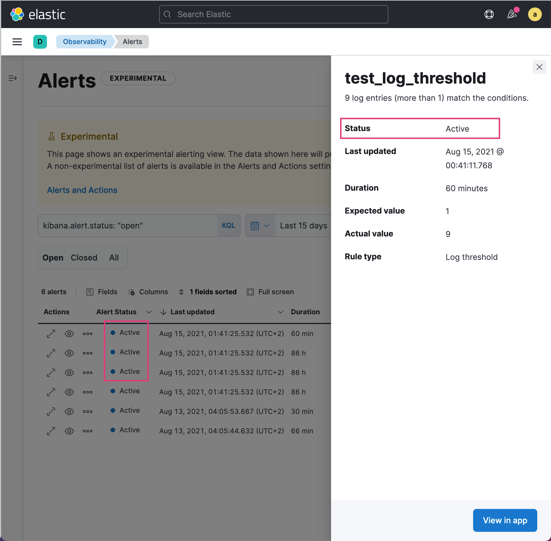 [RAC] Observability alerts: alert status visualisation needs to be consistent · Issue #109381 ...
