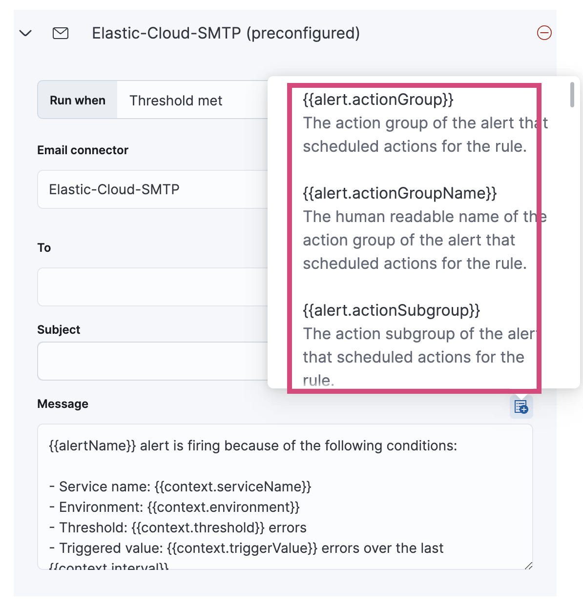 [Response Ops] enable users to provide meaningful alert notification ...