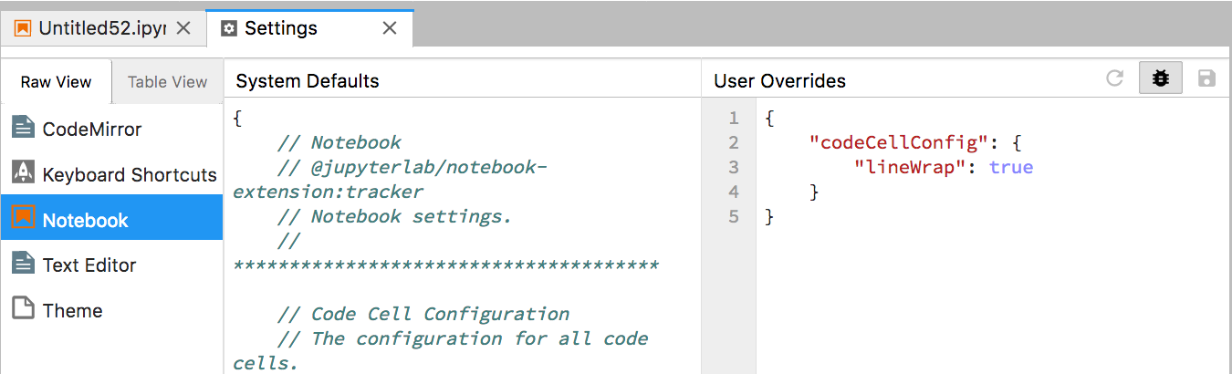 Do not wrap code cells ? · Issue #2394 · jupyterlab/jupyterlab · GitHub
