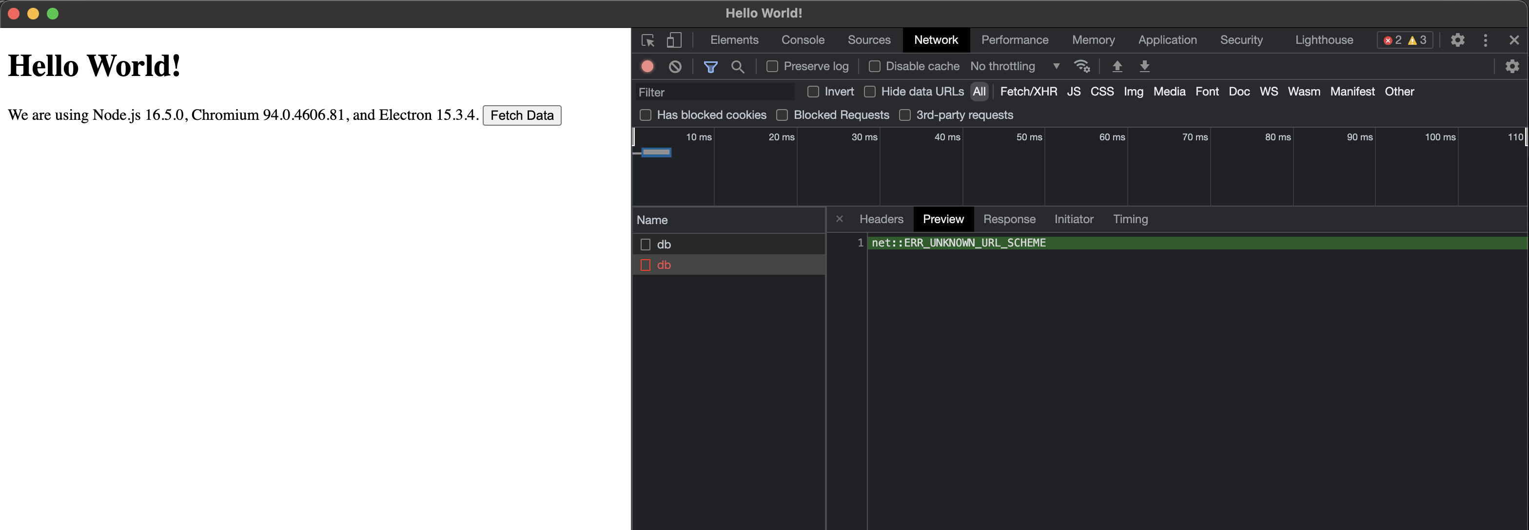 [Bug]: net::ERR_UNKNOWN_URL_SCHEME when redirecting to a custom scheme during an intercept ...