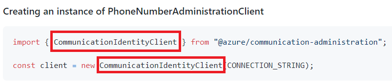 Azure Communication Administration Readme Issue · Issue #12916 · Azure/azure-sdk-for-js · GitHub