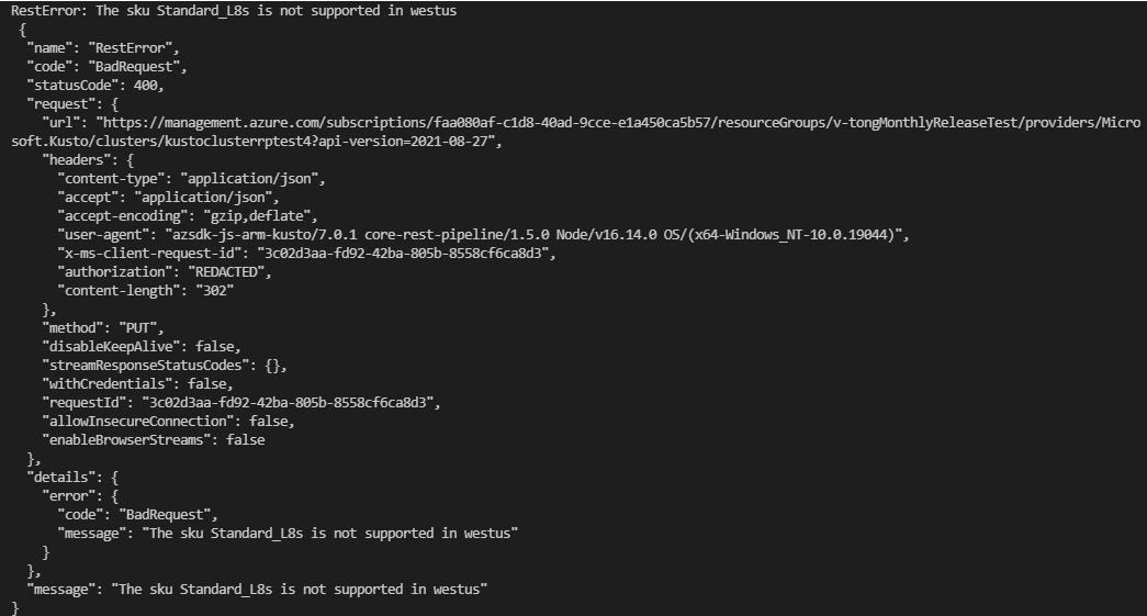 Azure Kusto Sample Issue · Issue #20671 · Azure/azure-sdk-for-js · GitHub