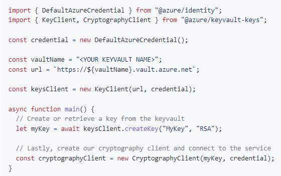 Azure Key Vault Keys Readme Issues · Issue 23690 · Azureazure Sdk For Js · Github