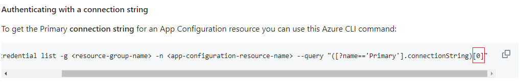 Azure App Configuration Readme Issue · Issue #26034 · Azure/azure-sdk-for-js · GitHub