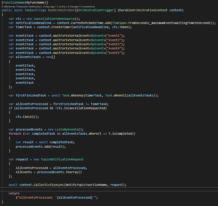 Orchestration Stop Working Stays In Running Or Pending State · Issue 1265 · Azure Azure
