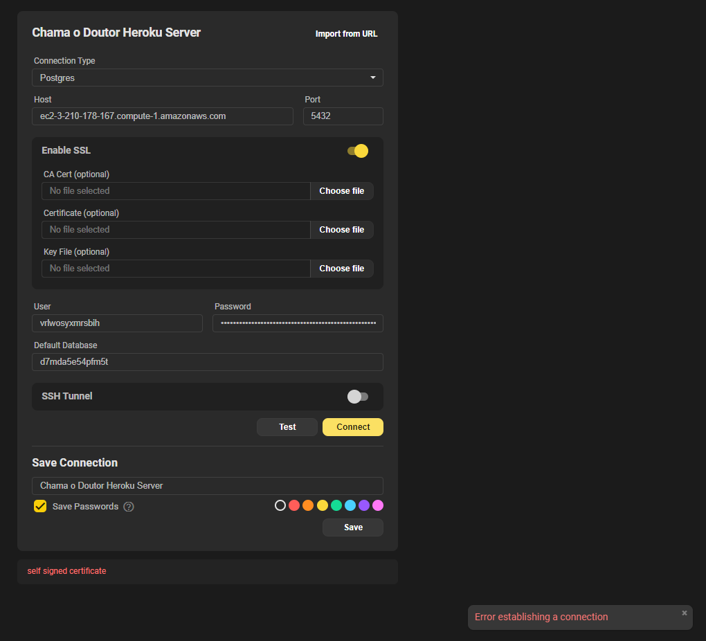 BUG: Self signed certificate · Issue #411 · beekeeper-studio/beekeeper ...