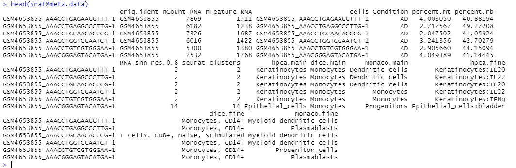 Labelling Cell Types In Dimplot · Issue 6631 · Satijalabseurat · Github 