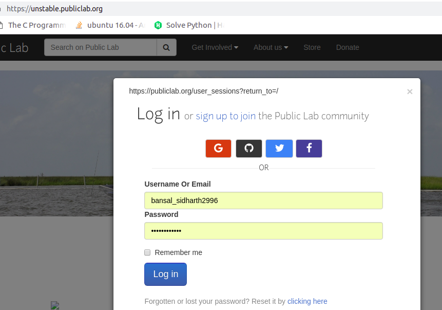 Add return_to field in the login modal · Issue #4188 · publiclab/plots2 · GitHub