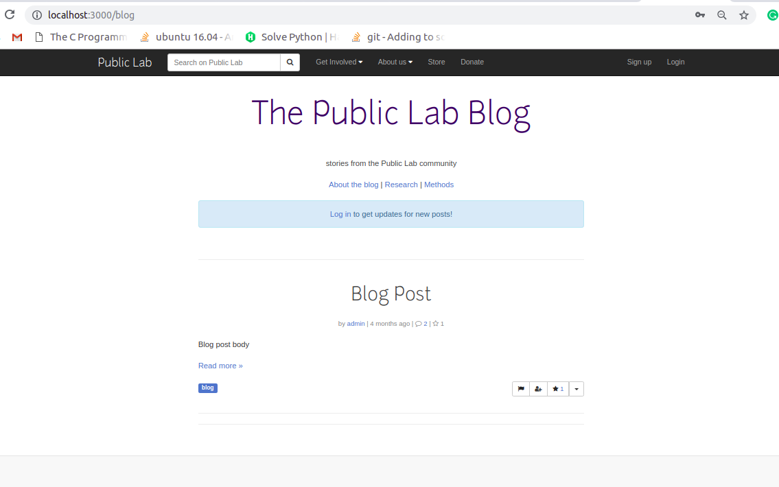 Link Login modal to blog tag page · Issue #4335 · publiclab/plots2 · GitHub