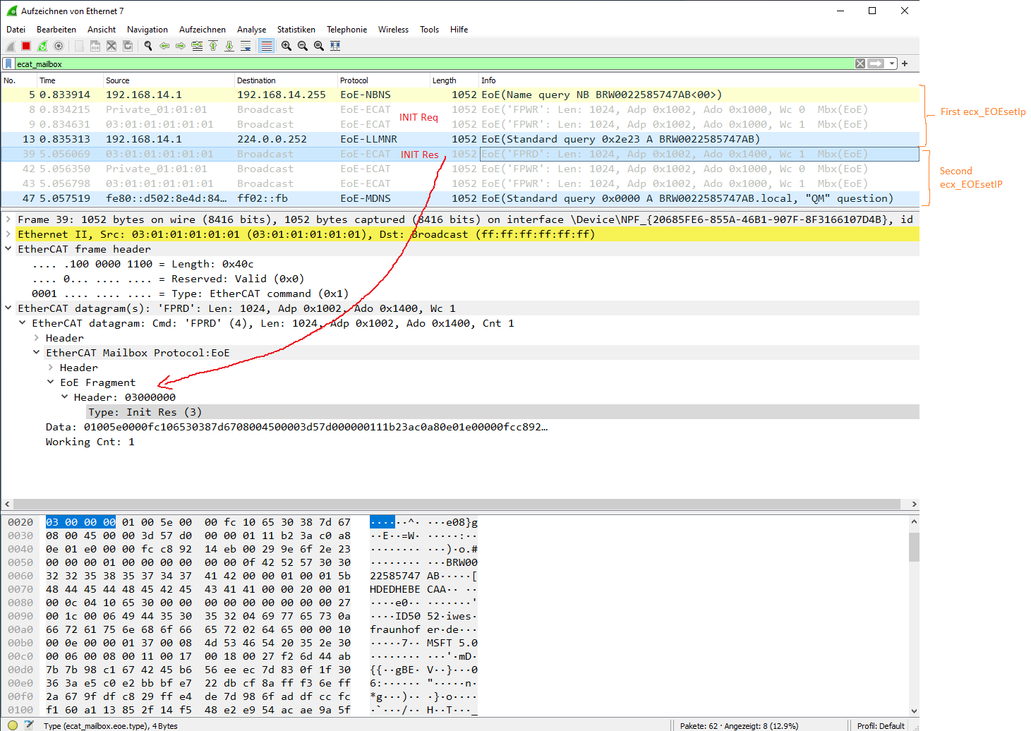 EoE: ecx_EOEsetIp returns false altough it succeeded (with EL6601) · Issue #529 ...