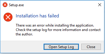 How to suppress error message when installation has failed? · Issue #1381 · Squirrel/Squirrel ...