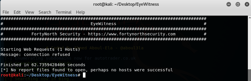 Message Connection Refused · Issue 367 · Redsiegeeyewitness · Github