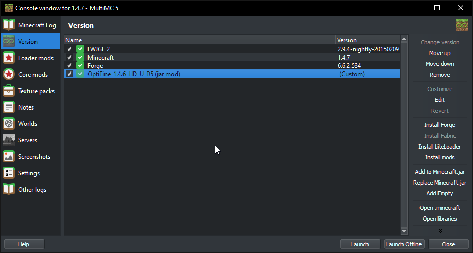 Using custom forge version · Issue #3622 · MultiMC/Launcher · GitHub