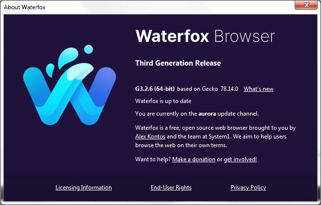 Multiple issues · Issue #2356 · BrowserWorks/Waterfox · GitHub