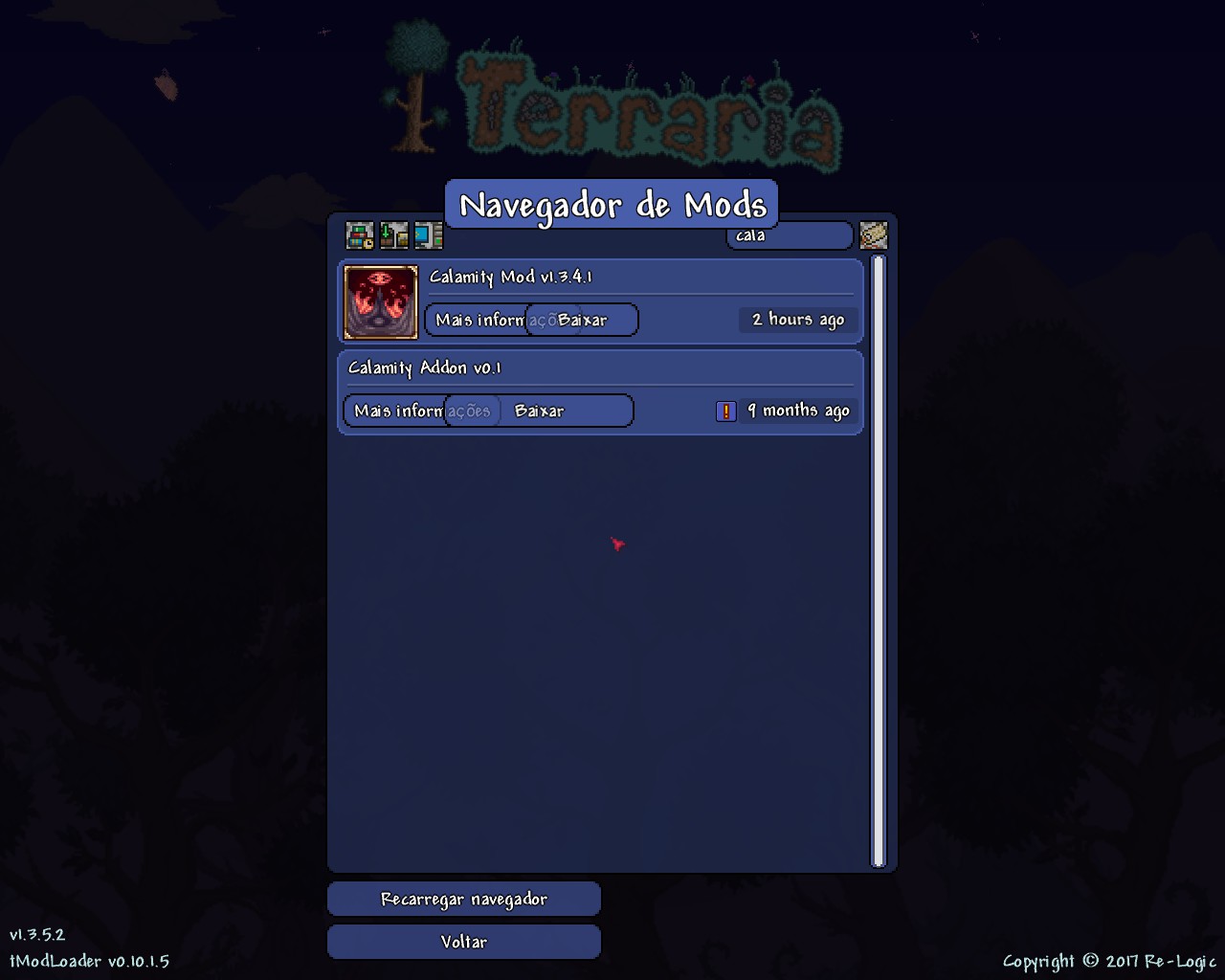 A visual glitch in Mod Browser · Issue #391 · tModLoader/tModLoader · GitHub