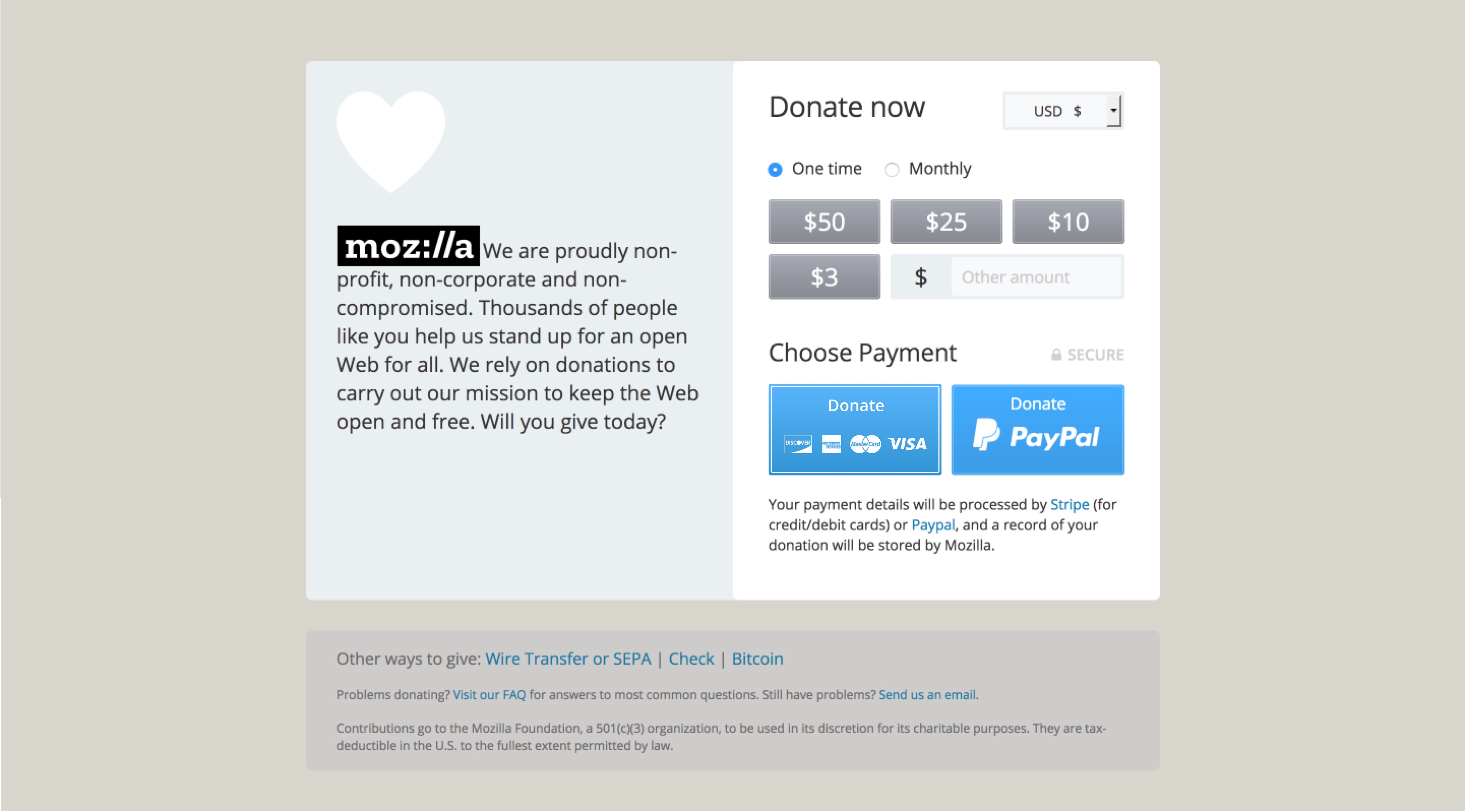 Add Discover card logo (along with Amex/Visa/MC) on Stripe donate ...