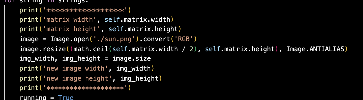 Python Image will not resize · Issue #1410 · hzeller/rpi-rgb-led-matrix · GitHub
