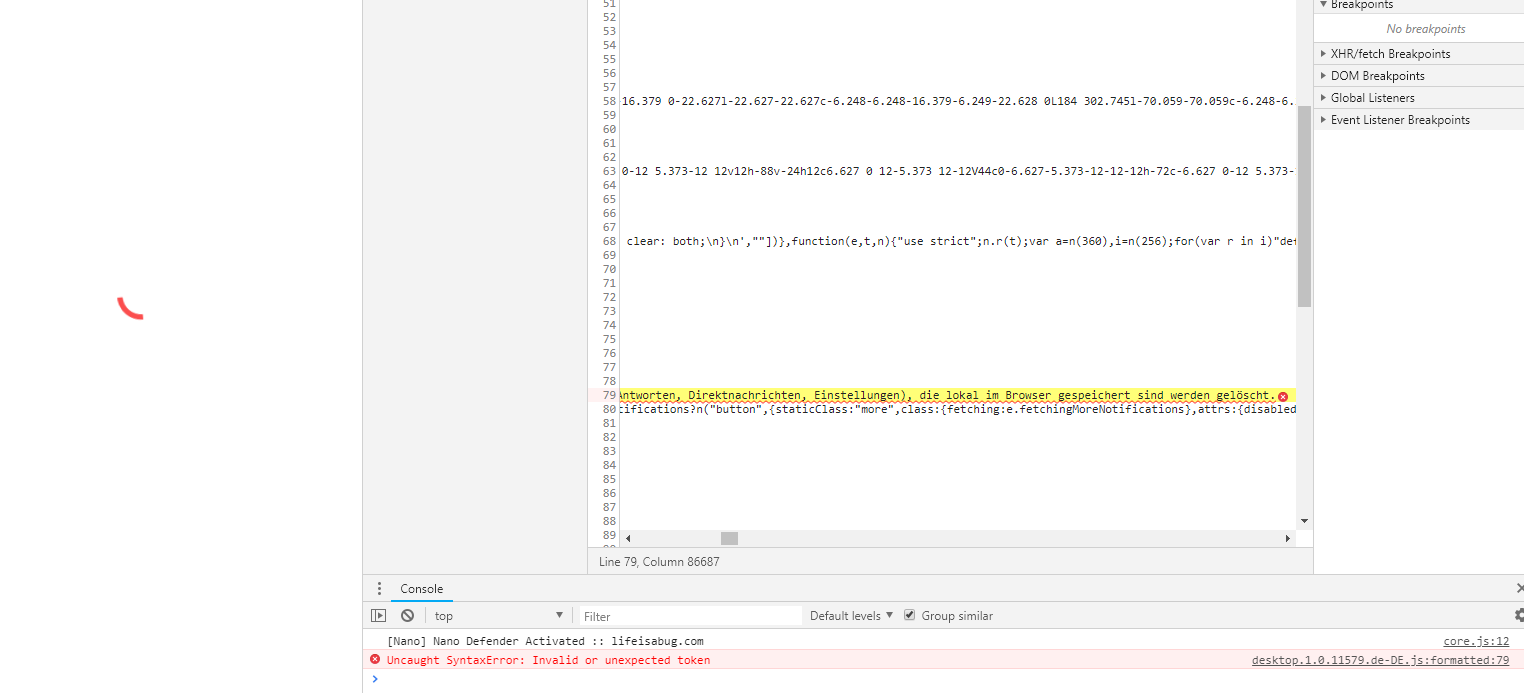 Infinite loading · Issue #3141 · misskey-dev/misskey · GitHub