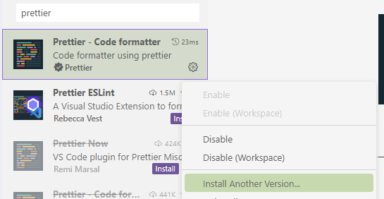 v10.0.0 extension not working · Issue #3099 · prettier/prettier-vscode · GitHub