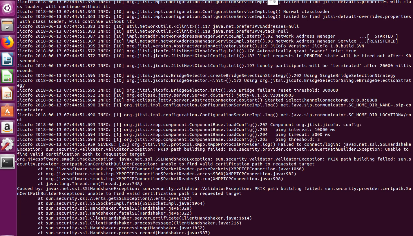 jicofo start error with "SSL error" · Issue #3138 · jitsi/jitsi-meet · GitHub