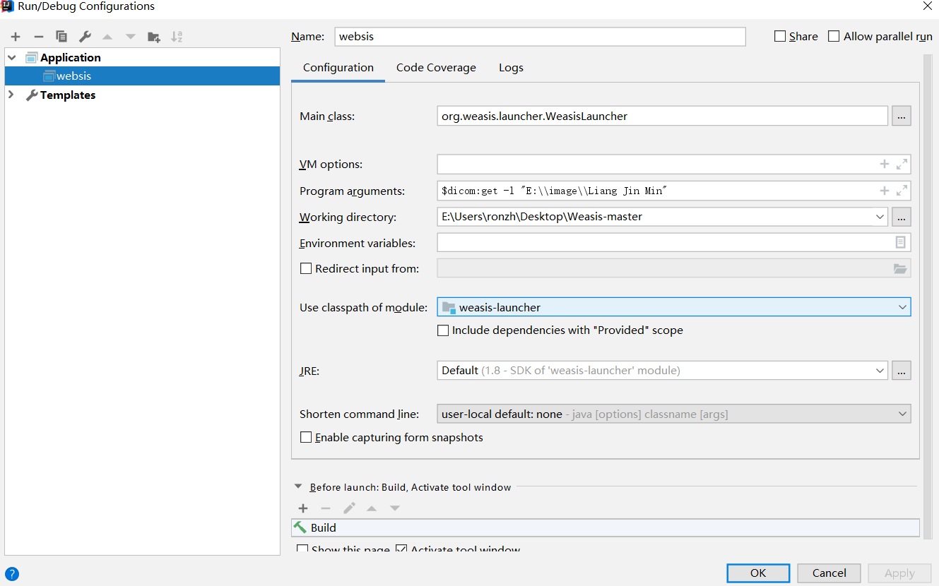 Debug With Intellij · Issue #96 · nroduit/Weasis · GitHub